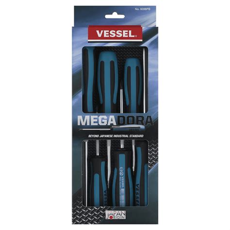 Vessel Tools Megadora 900 Series 6pcs Set With Paper Box