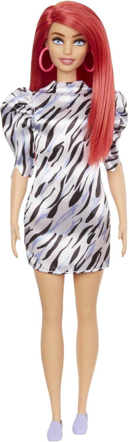 Barbie Fashionistas Doll 168 With Smaller Bust And Long Red