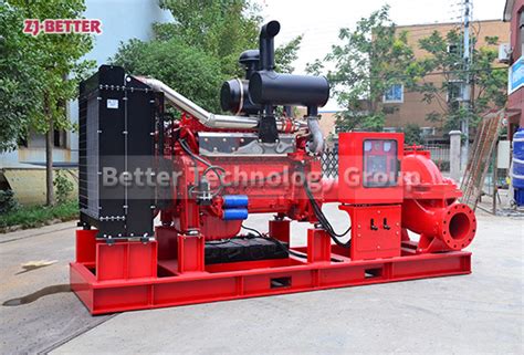 100lps Diesel Split Case Fire Pumps Better Technology Co Ltd
