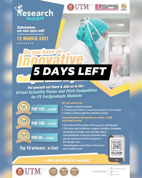 Utm Pgss Fs 🌸 Virtual Scientific Poster And Pitching