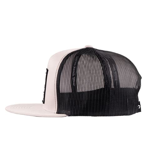 Lazy J Ranch Silver Grey And Black Fort Worth Classic Five Panel Trucker
