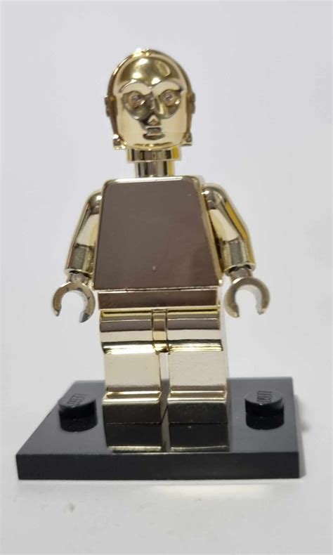 Lego Chrome Gold Mini Figures C3po Star Wars Etsy