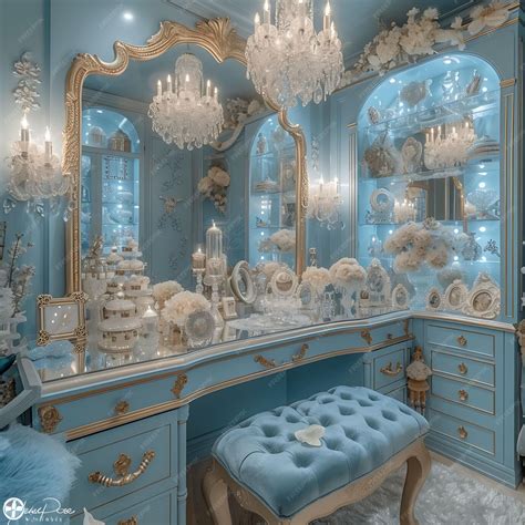 Premium Photo Interior Of The Cinderella Inspired Dressing Room With