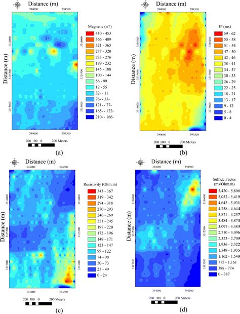 Geophysical Data A Residual Magnetic Anomaly B Ip “chargeability