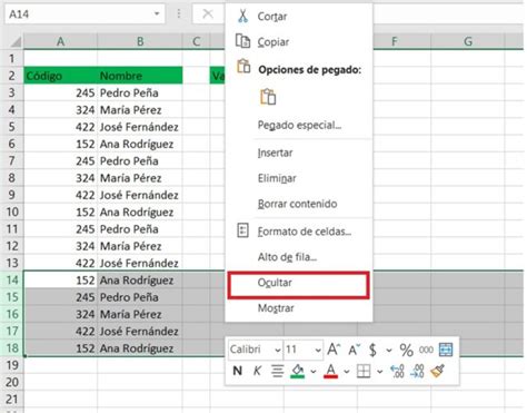 Como Ocultar Celdas En Excel Siempre Excel