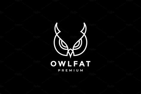 Face Eagle Owl Logo Design Vector Masterbundles