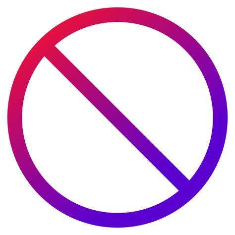 Stop Generic Gradient Outline Icon Stop Generic Gradient Outline Icon