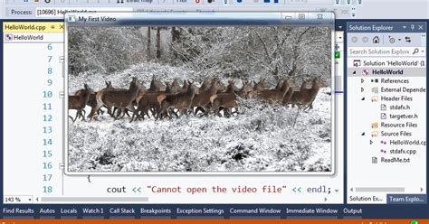 Play Video From File Or Camera OpenCV Tutorial C