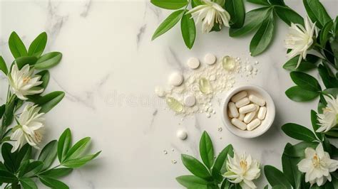 Elegant And Refined Composition With Minimalist Pharmaceutical Elements