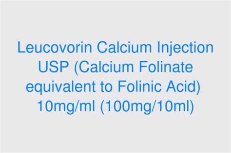 Leucovorin