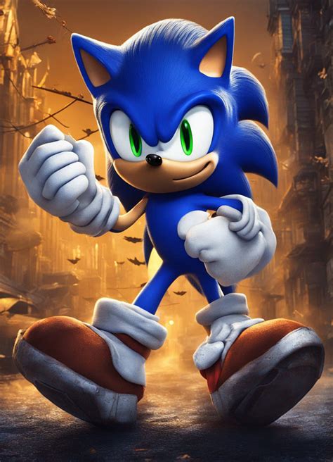Sonic The Hedgehog In Helloween City By Markdeuce On Deviantart