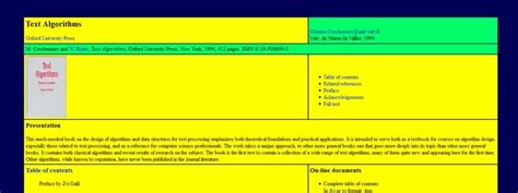 text algorithms