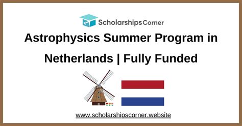 Astrophysics Summer Program 2025 In Netherlands Fully Funded