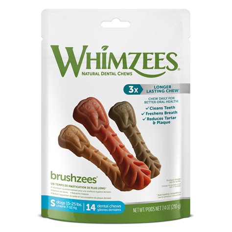 Whimzees Brushzees Small 14ct Halas Paws