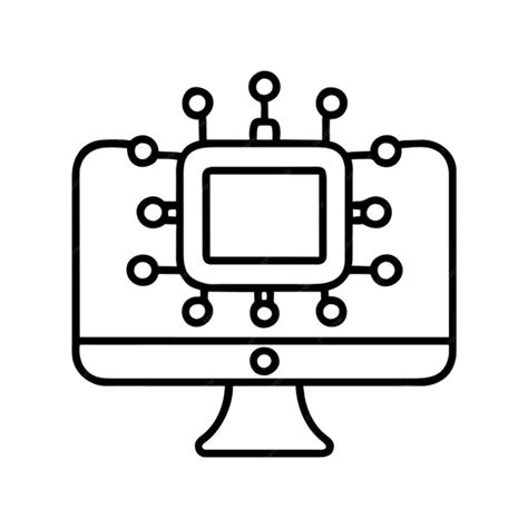 Machine Learning Icon Premium Ai Generated Vector