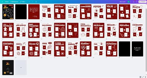 Álbum De Cromos Personalizado Plantilla Canva Editable Descarga