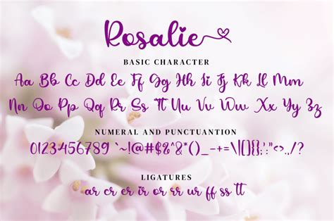 Rosalie Font · 1001 Fonts