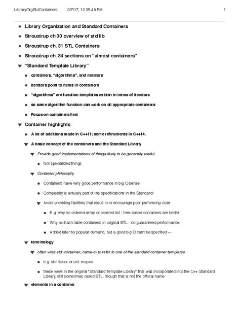 Library Org Std Containers Library Organization And Standard