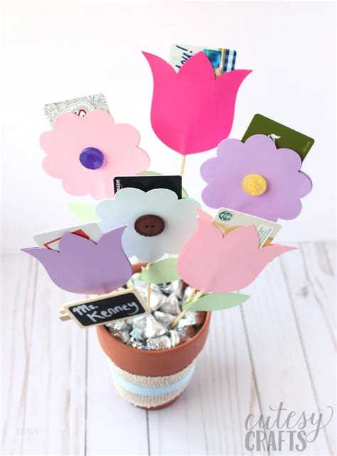 T Card Bouquet Tutorial Cutesy Crafts