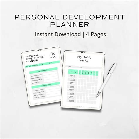 Personal Growth Tracker Growth Journal Development Planner Life Planner