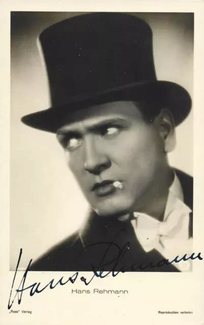 Original Autogramm Von Hans Rehmann Schauspieler Ross Karte 20er 30er Eur 13 05