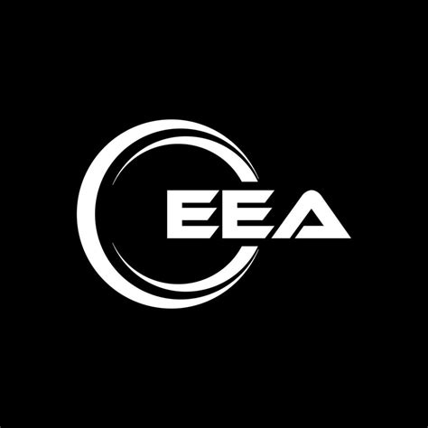 Eea Letter Logo Design In Illustration Vector Logo Calligraphy