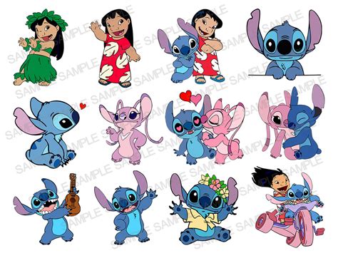 Disney Clipart Lilo And Stitch Clipart Png Stitch Svg Files For