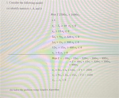 solved a identify matrices c a and b b solve the