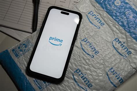 Amazon Prime Video Streaming App On Smartphone On Iphone 14 Pro Screen