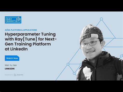 free video hyperparameter tuning with ray tune for next gen training