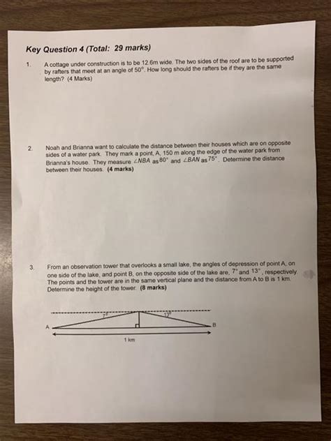 Solved Key Question 4 Total 29 Marks 1 A Cottage Under