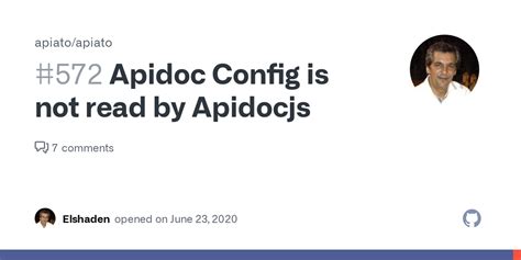 Apidoc Config Is Not Read By Apidocjs · Issue 572 · Apiatoapiato · Github