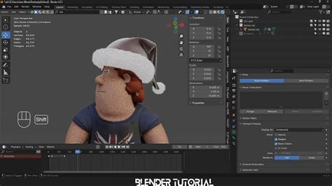 Blender Attach Objects To Animated Characters And Edit Multiple Keyframes Youtube