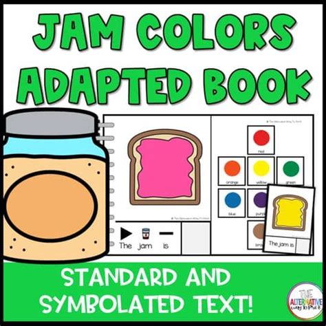 Jam Colors Adapted Book Bread Study Curriculum Creative In 2024