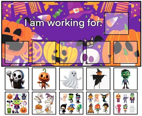 Halloween Token Board Cute Fun Pumpkins Token Board By Token Boards And Beyond