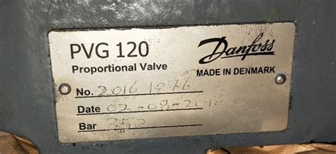 100gm Danfoss Pvg 120 Valve For Hydraulic At Rs 10000 In Bhavnagar