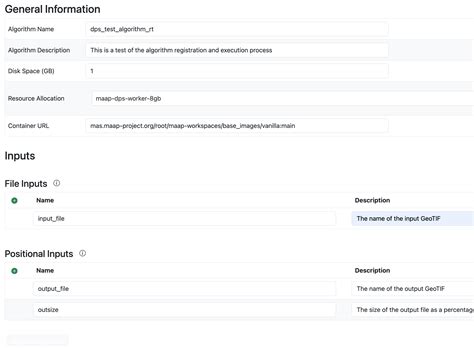 Data Processing System Dps Tutorial A To Z — Maap Docs Documentation