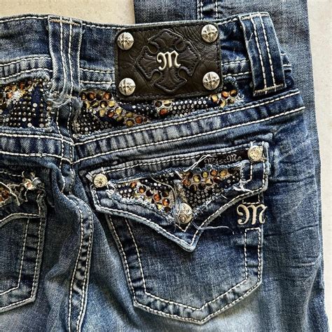 Miss Me Jeans Size 26 Low Waist And Skinny Super Depop