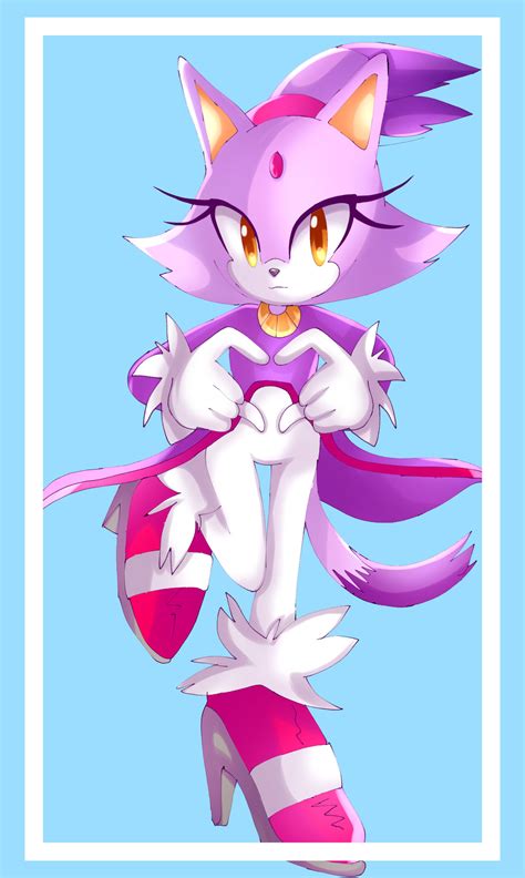 Blaze The Cat By Mary7ka On Deviantart