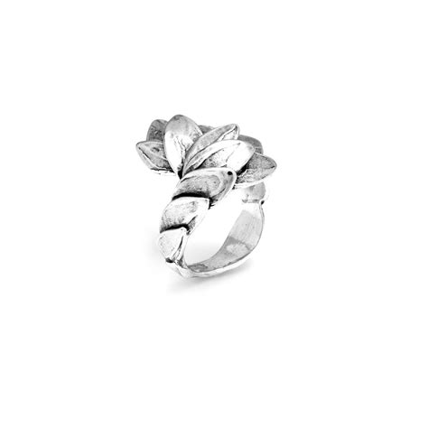 Skin Ring In Sterling Silver Giovanni Raspini