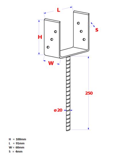 Need Concrete Post Anchors Post Holder Bracket Wovar