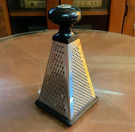 Pyramid Shape Stainless Steel Grater Four Way Grating Furniture