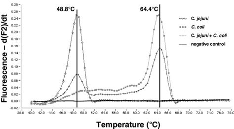 Melting Curve Analysis Obtained With The Real Time Pcr Assay For The