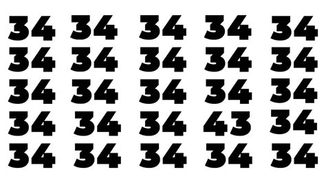 Optical Illusion Test Your Eyesight Can You Spot The Number 43 In 10