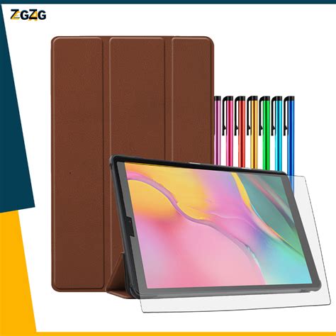 Capa Smartcase Em Courino Para Galaxy Tab A7 Lite T220t225 87 Polegadas Película De Vidro
