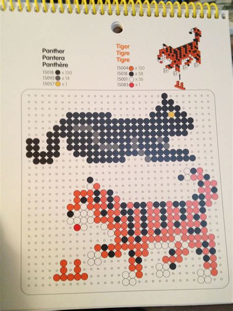 Perler Beads Tiger Easy Perler Beads Ideas