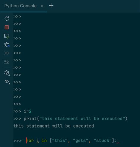 Python Console With For Loop Issue Ides Support Intellij Platform Jetbrains