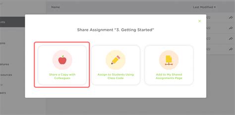 Share Assignments With Colleagues Classkick Support