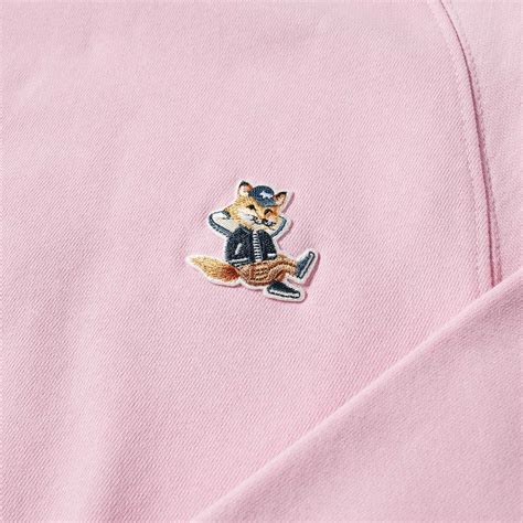 Maison Kitsuné Mens Dressed Fox Patch Adjusted Sweatshirt In Dusty