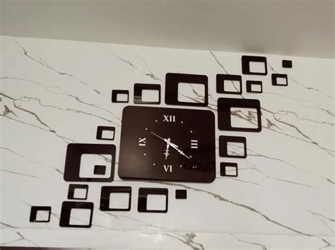 Analog Black Rectangular Acrylic Wall Clock At ₹ 1100 Piece In Rajkot Id 19930556491